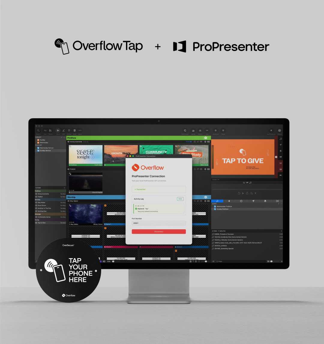 Overflow Tap Integration: ProPresenter – Overflow